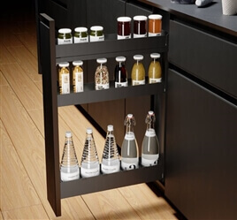 Pull-out bottle side runner • Antoine Mazraani